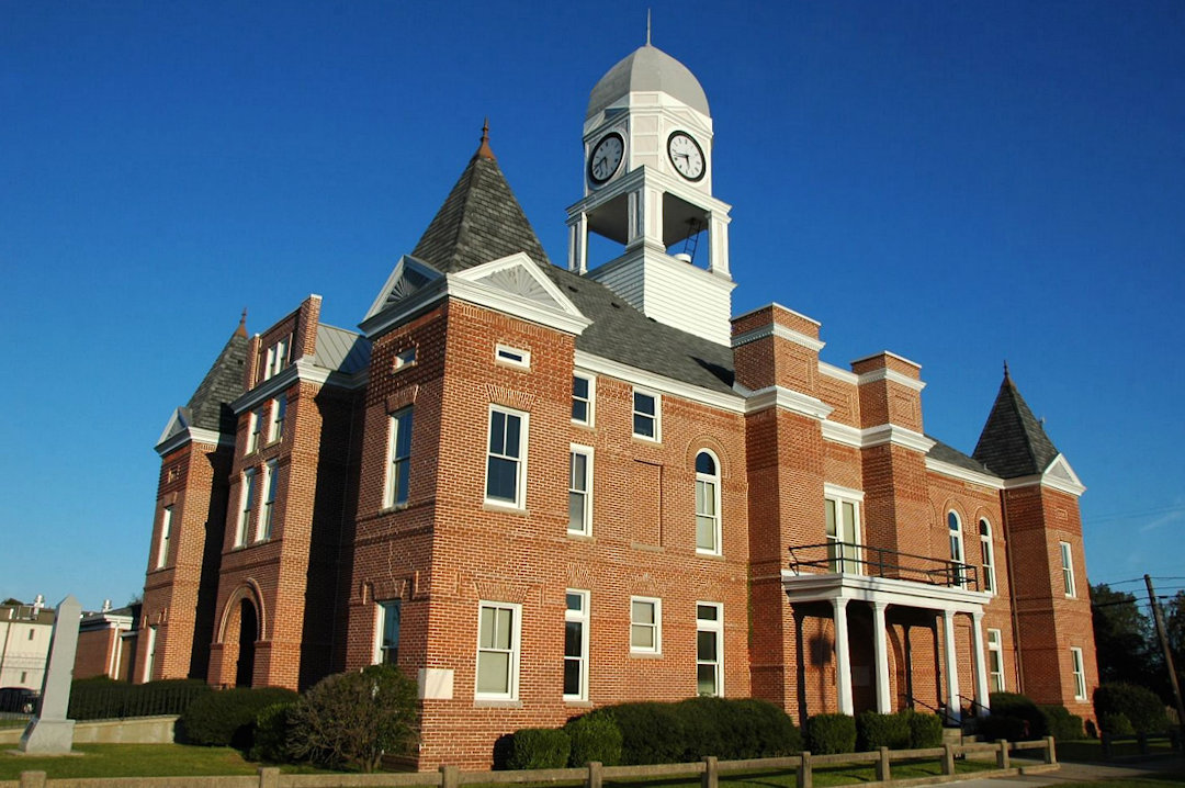 Macon County Courthouse, 1894, Oglethorpe | Vanishing Georgia ...