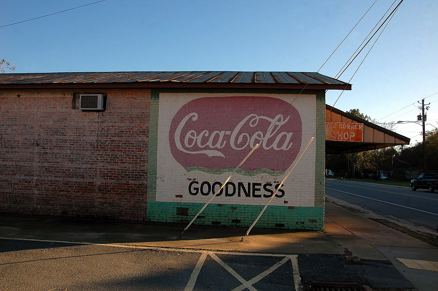 Pineview GA Wilcox County Handpainted Folk Art Coca Cola Mural Goodness ...
