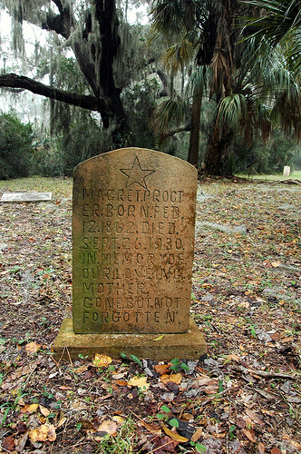 Ex Slave Margret Proctor African American Gould’s Cemetery Harris Neck ...