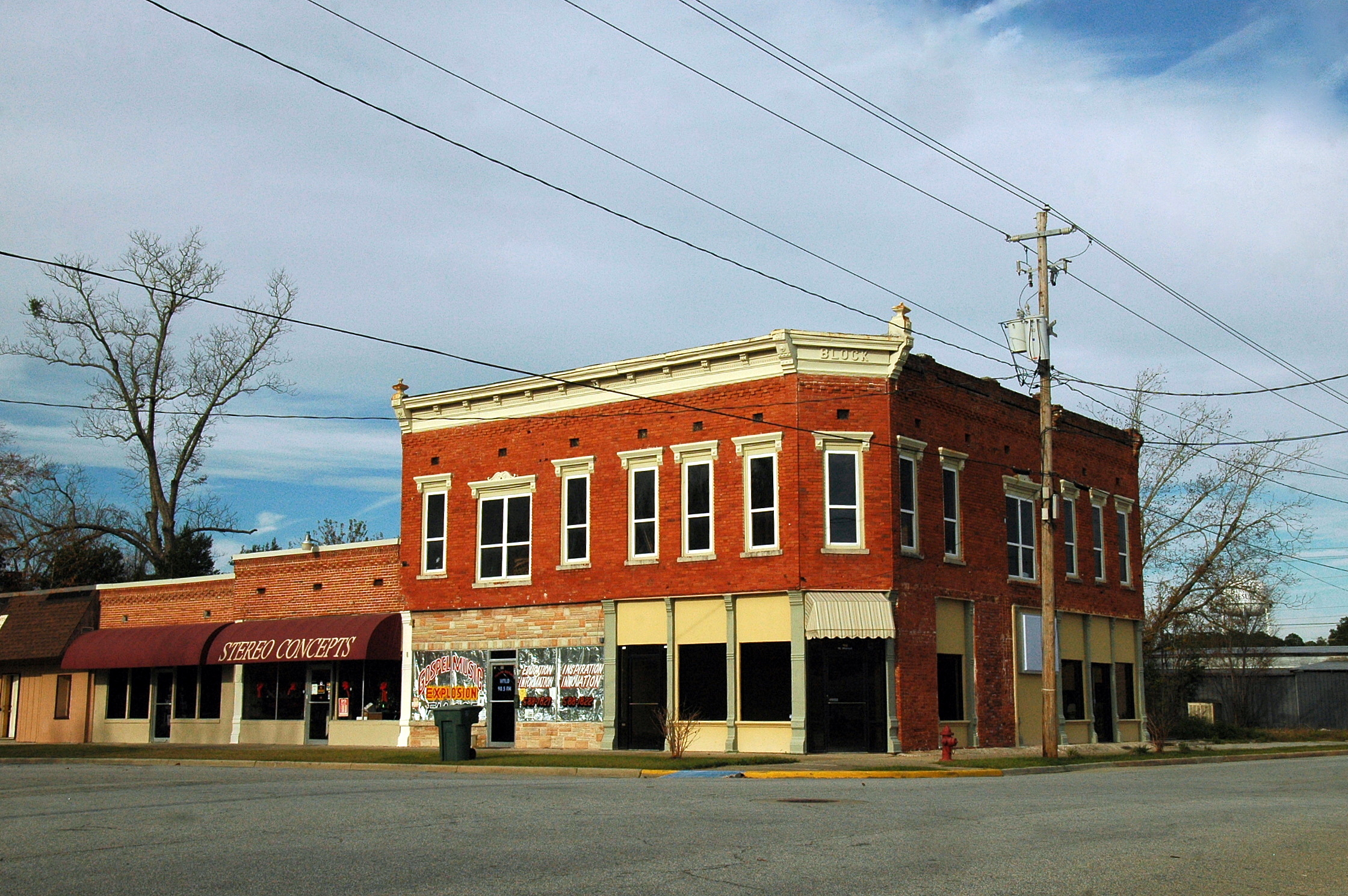 Jesup GA Wayne County Downtown Old Historic Building Commercial ...