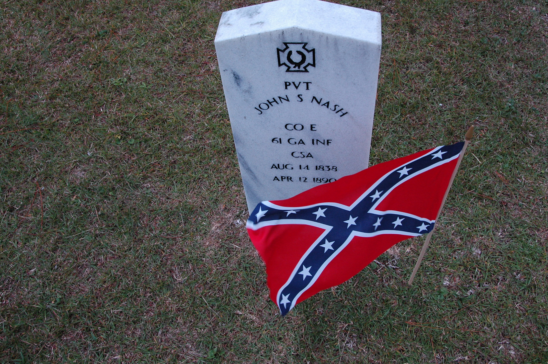 Private John S Nash Co E 61st GA Infantry CSA Civil War Shiloh United ...