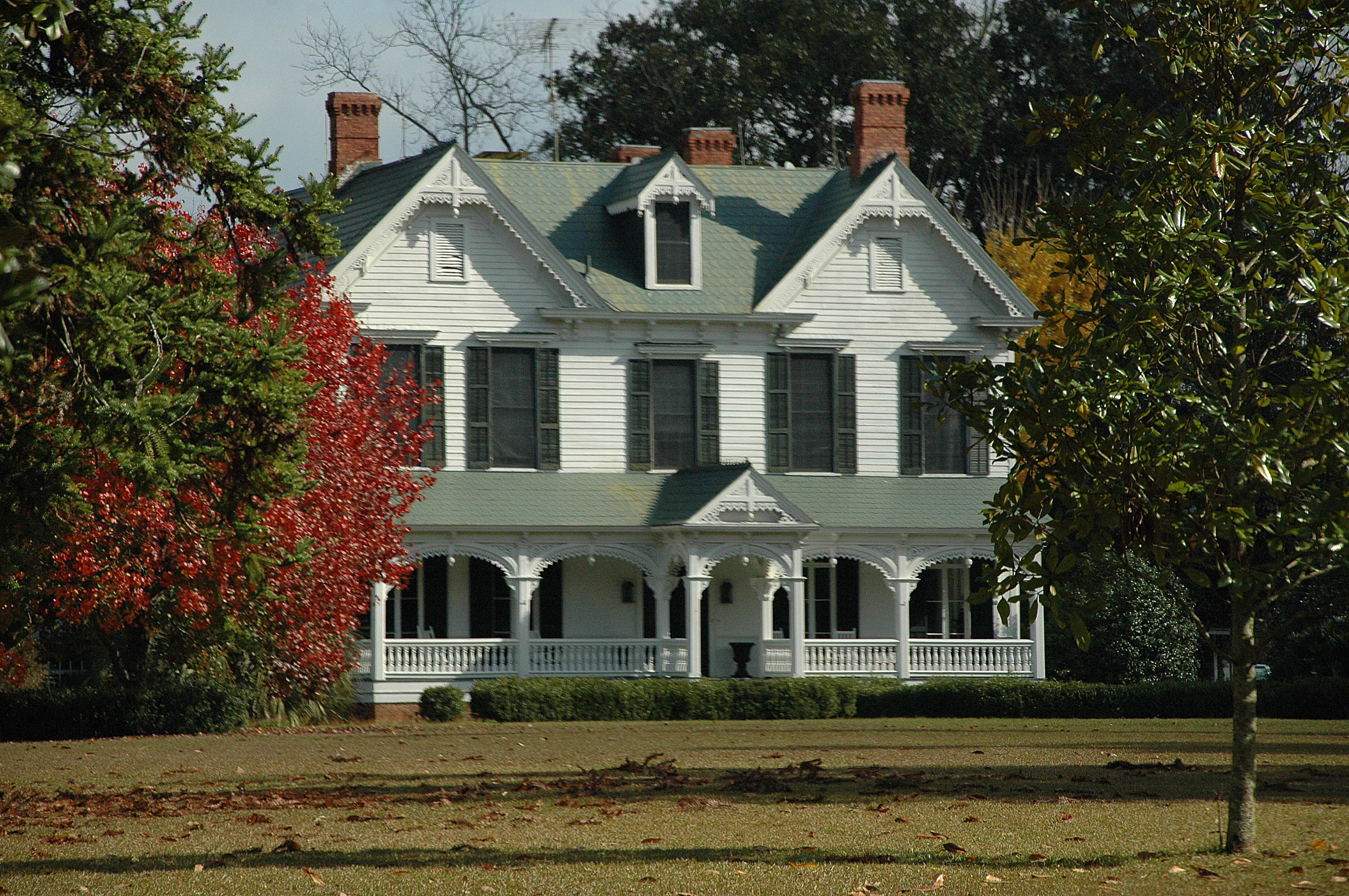 Wheeler County GA Woodland Plantation House Victorian Architecture 1870 ...