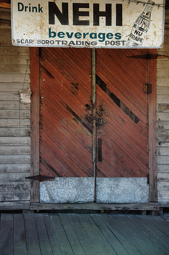 Scarboro GA Jenkins County Ghost Town Ogeechee River Nehi Sign Photo ...