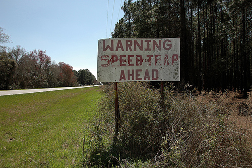 Bristol GA Pierce County Speed Trap Sign Highway 121 Pictures Photo ...