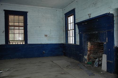 Long County GA Jones Creek Henry Walcott Farmhouse Interior Mantel ...