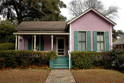 Brunswick GA Glynn County Vernacular Architecture Little Pink Purple ...