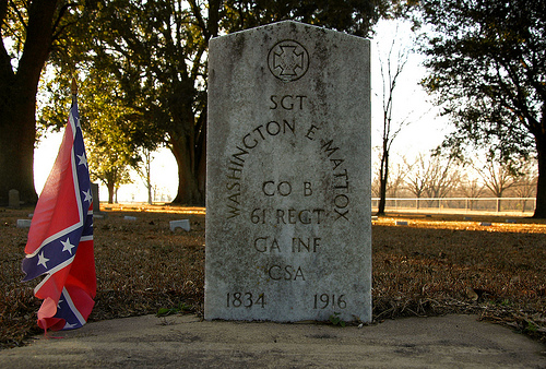Confederate Officer Sergeant Gravestone Burial Place Old Shiloh ...
