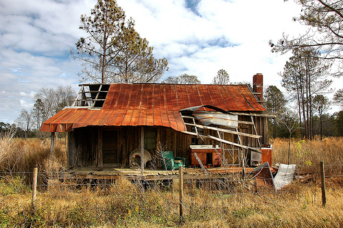 Iconic Rural Southern Home Tenant Farmhouse Vernacular Architecture Old ...