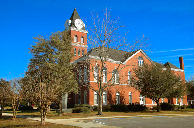 Wayne County Courthouse, 1903, Jesup | Vanishing Georgia: Photographs ...