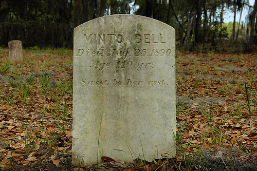 Minto Bell Bilali Mohamet Muhammed Daughter Headstone Behavior Cemetery ...