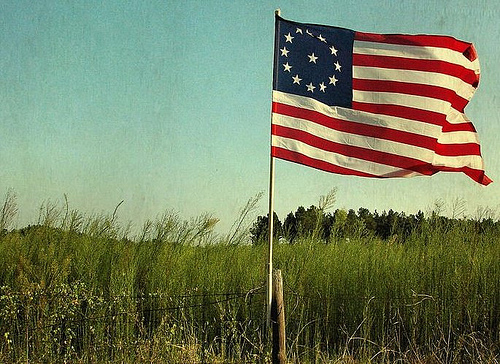 Cowpens Flag Fitzgerald GA Picture Image Photo © Brian Brown Vanishing ...