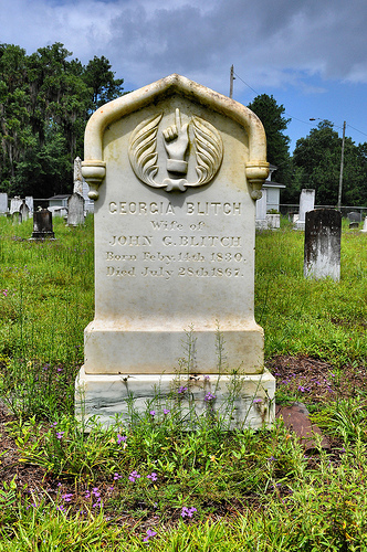Lower Black Creek Primitive Baptist Church Cemetery Headstone Hand ...