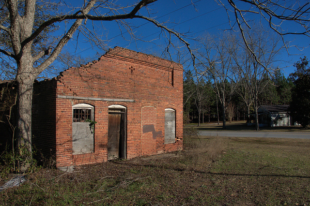Shearwood Railroad Depot, Circa 1915, & Commercial Ruins, Nevils ...