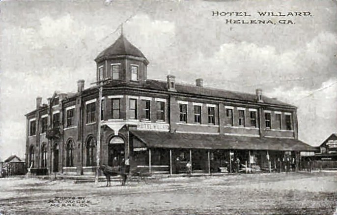Hotel Willard, Circa 1893, Helena | Vanishing Georgia: Photographs by ...