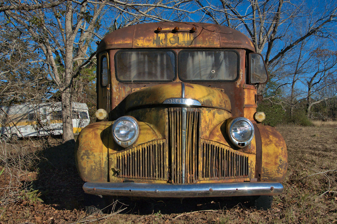 Studebaker School Bus, Ben Hill County | Vanishing Georgia: Photographs ...