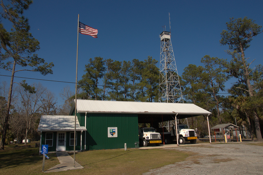 Fargo GA Fire Tower Georgia Forestry Station Photograph Copyright Brian ...