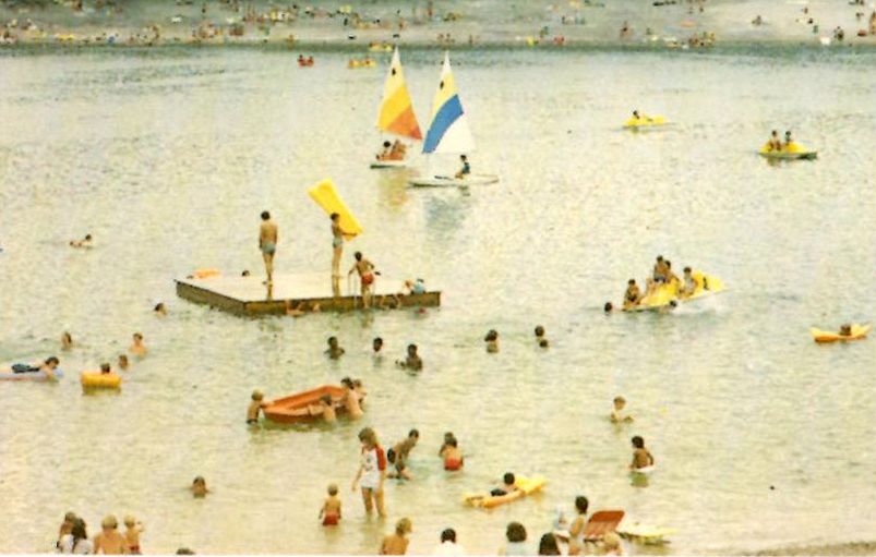 Crystal Lake Irwin County GA Swimmers 1980s Postcard Photograph ...
