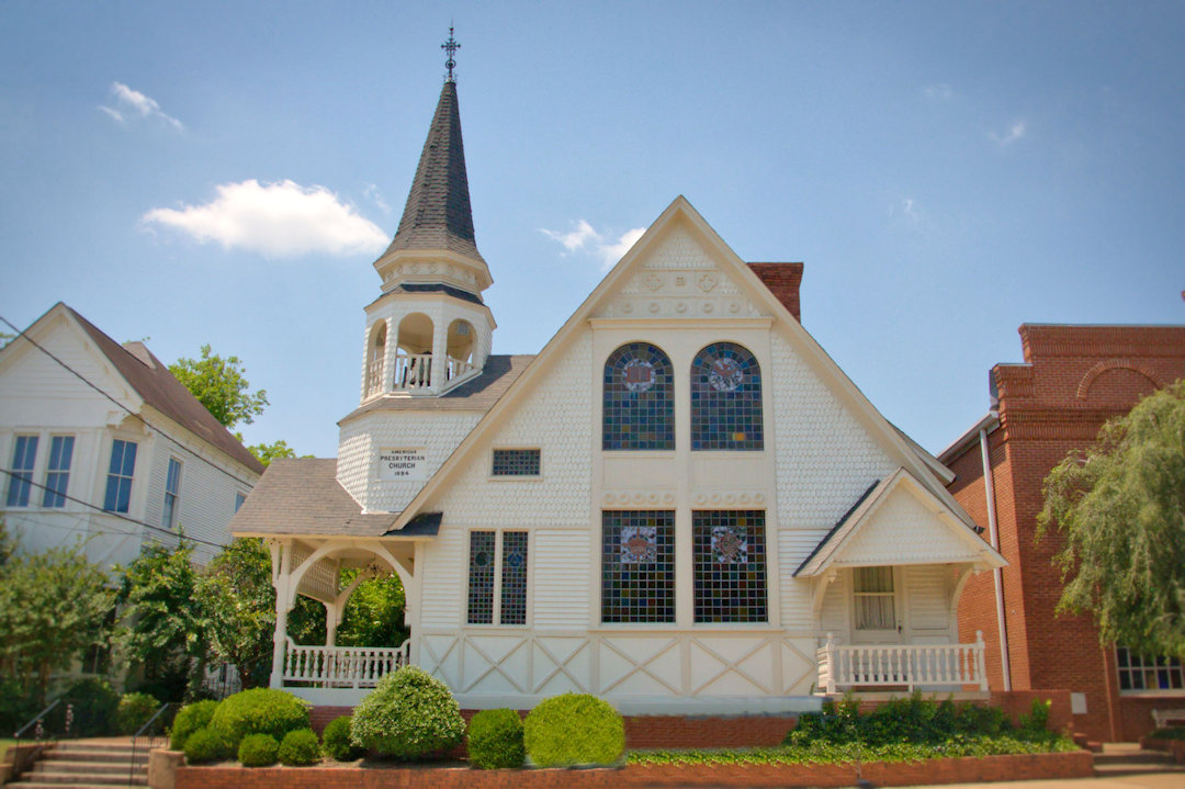 Americus Presbyterian Church, 1884 | Vanishing Georgia: Photographs by ...