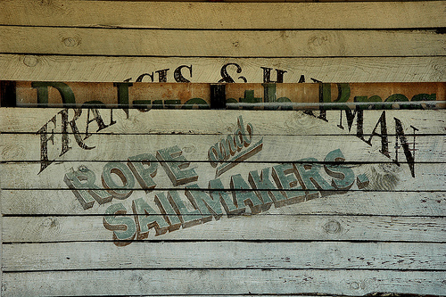 Groveland GA Sailmakers Sign Movie Set for Glory Photograph Copyright ...