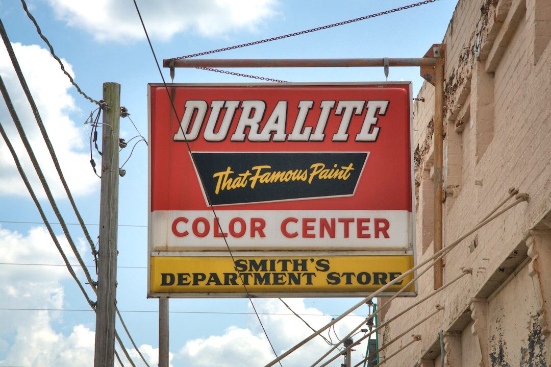 Duralite Paints Sign, Abbeville | Vanishing Georgia: Photographs by ...