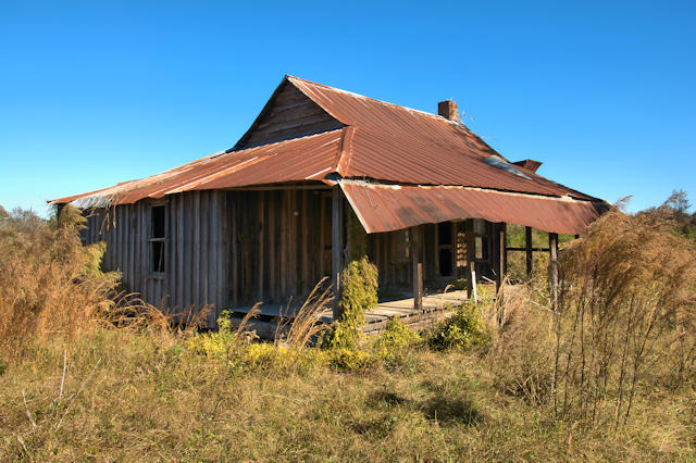 Board-and-Batten Tenant Farmhouse, Tattnall County | Vanishing Georgia ...