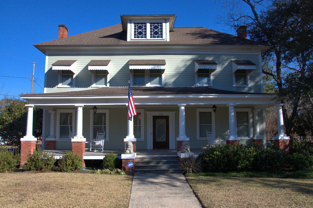 Colonial Revival House, 1912, Douglas | Vanishing Georgia: Photographs ...