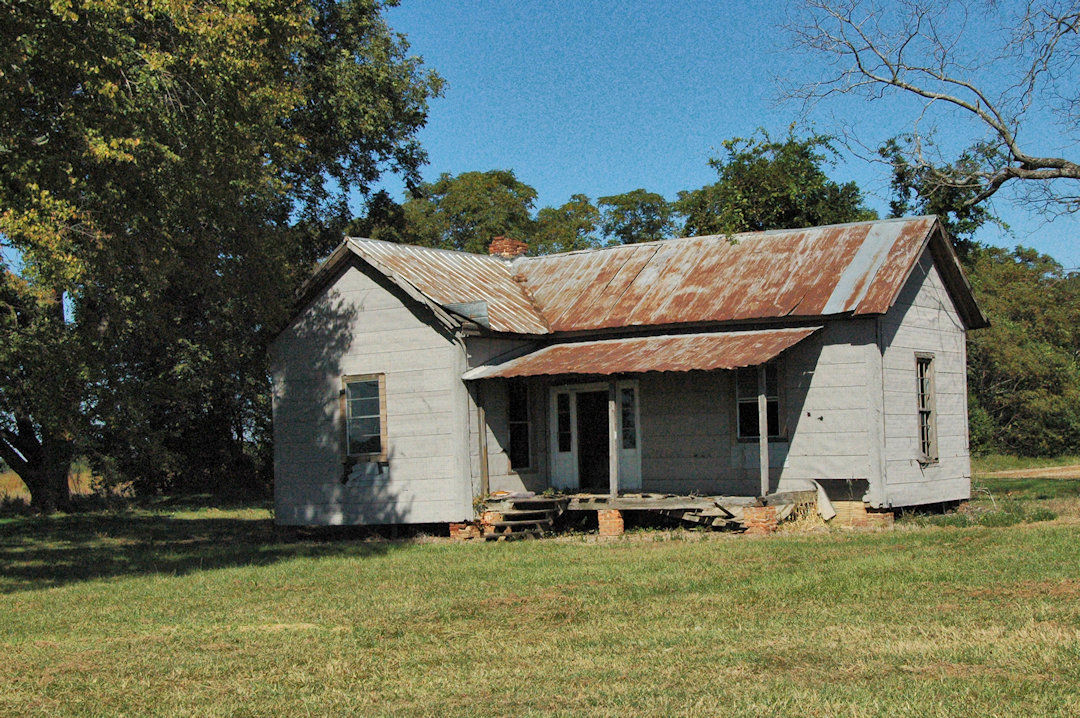 Gabled-Ell Farmhouse, Macon County | Vanishing Georgia: Photographs by ...