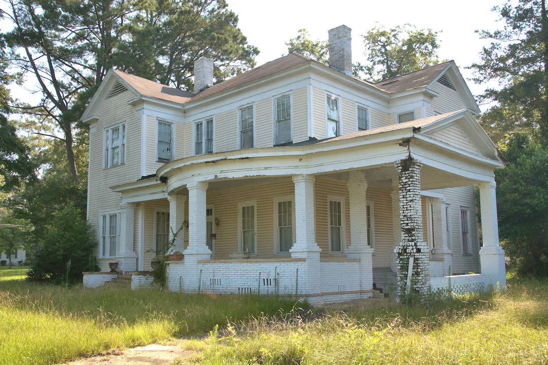 Colonial Revival House, Circa 1900, Montezuma | Vanishing Georgia ...