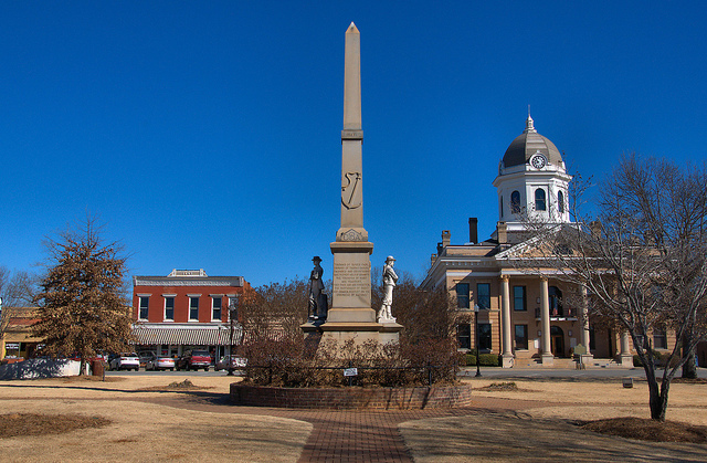 Jasper County Confederate Monument Monticello GA Photograph Copyright ...
