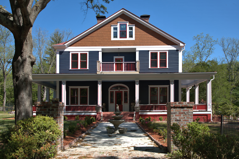 Colonial Revival House, Circa 1910, Rutledge | Vanishing Georgia ...