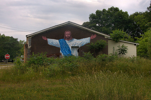 Canon GA Franklin County Jesus Mural Photograph Copyright Brian Brown ...
