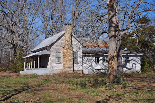 historic-banks-county-ga-vernacular-farmhouse-stone-chimney-photograph ...