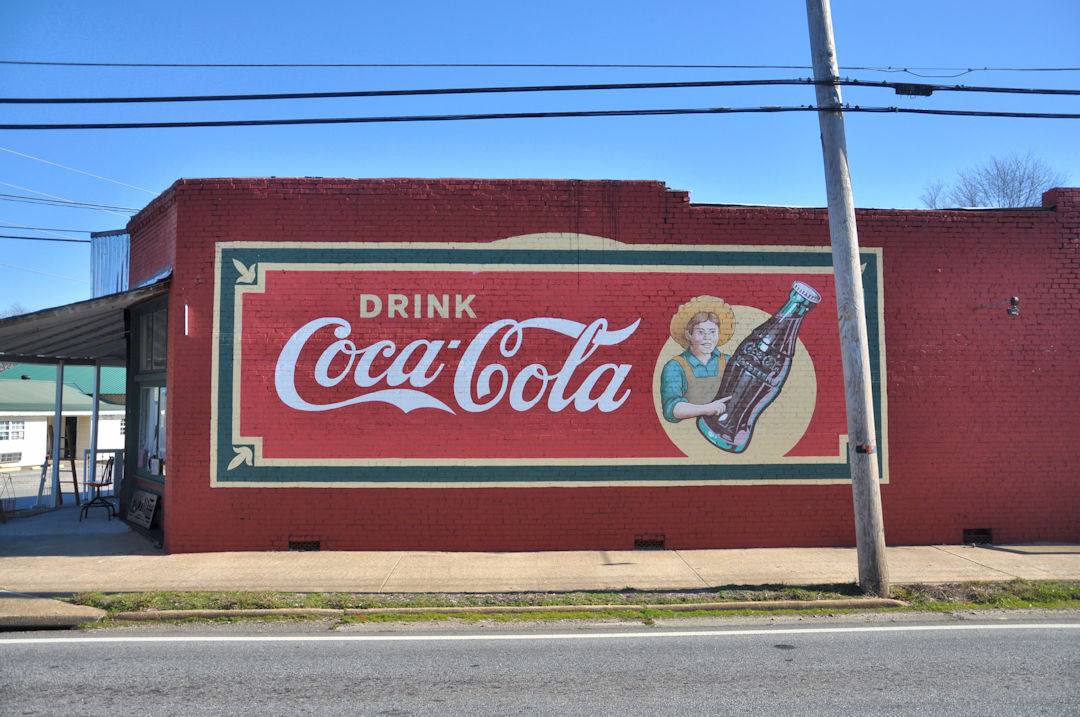 Restored Coca-Cola Mural, Commerce | Vanishing Georgia: Photographs by ...