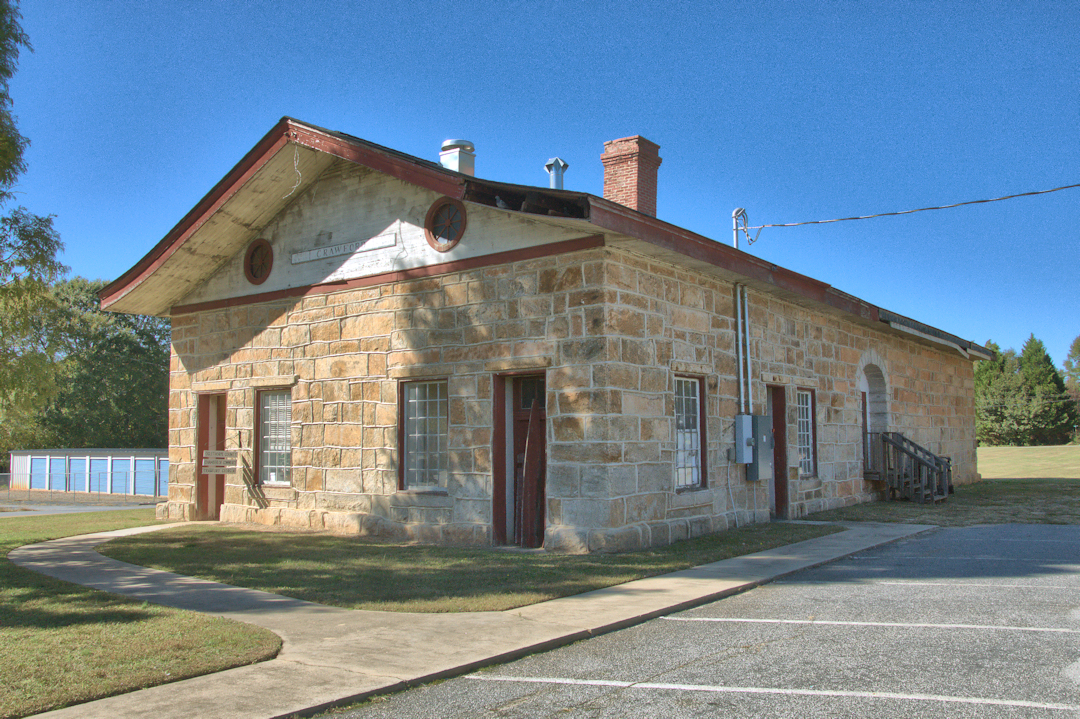 Georgia Railroad Depot, 1848, Crawford | Vanishing Georgia: Photographs ...