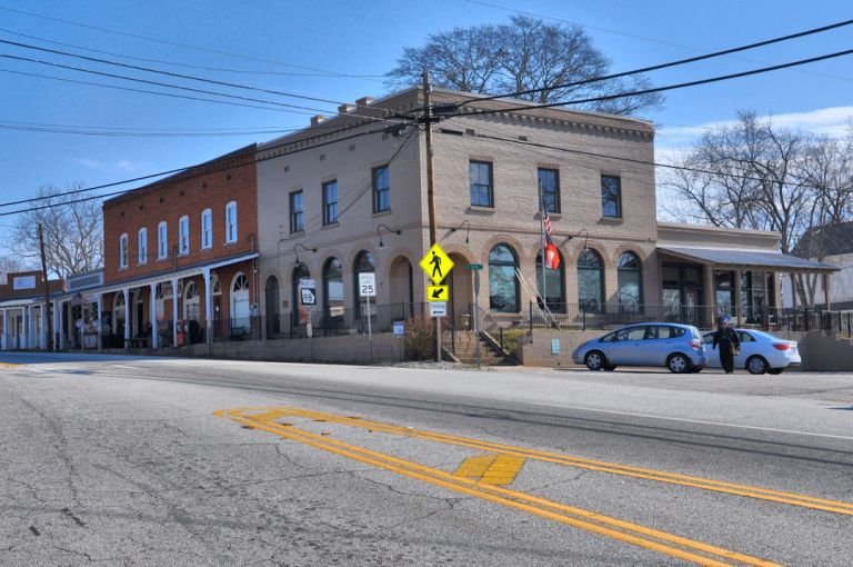 Atkins National Bank and Storefronts, Maysville | Vanishing Georgia ...