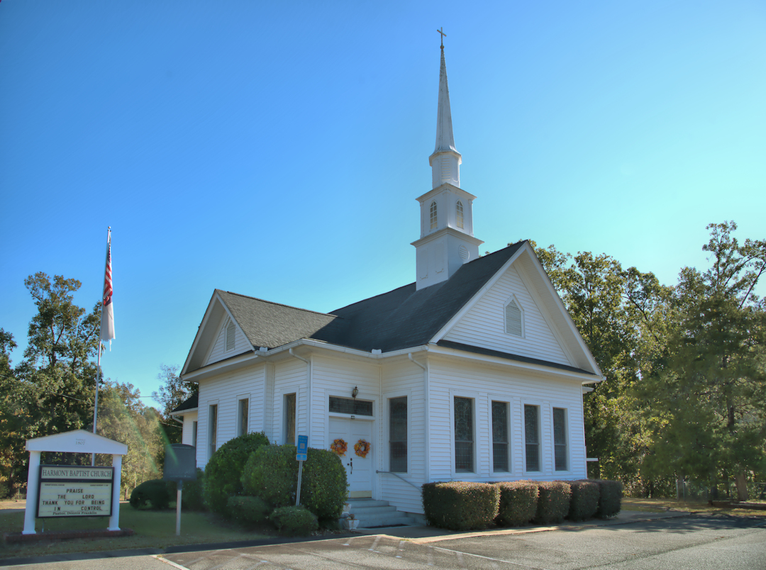 Harmony Baptist Church, 1927, Putnam County | Vanishing Georgia ...