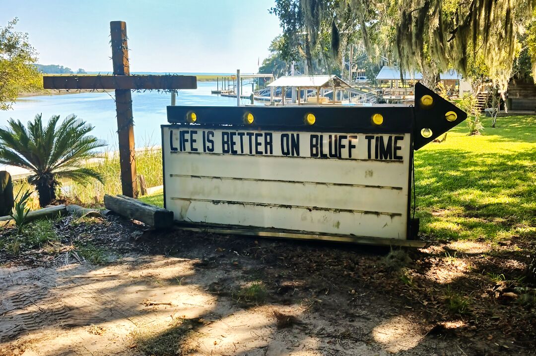 Life is Better on Bluff Time, Shellman Bluff | Vanishing Georgia ...
