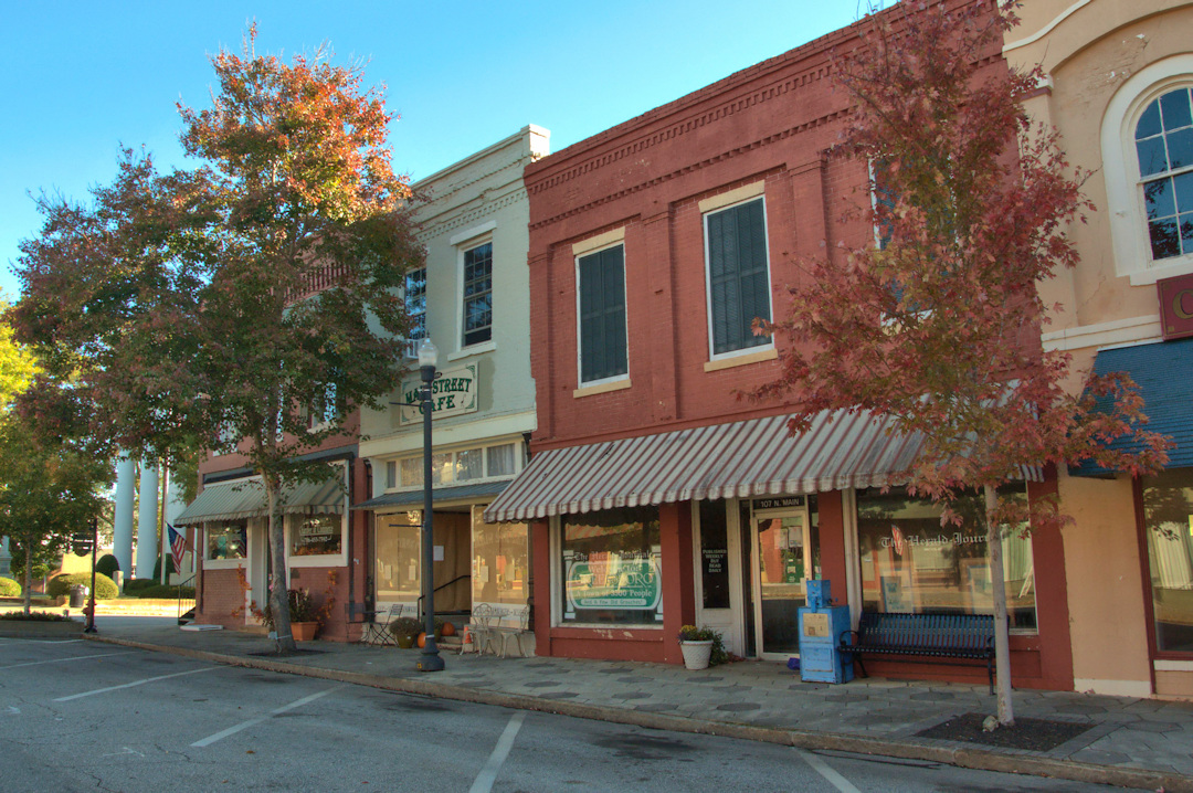 Main Street Storefronts, Greensboro | Vanishing Georgia: Photographs by ...