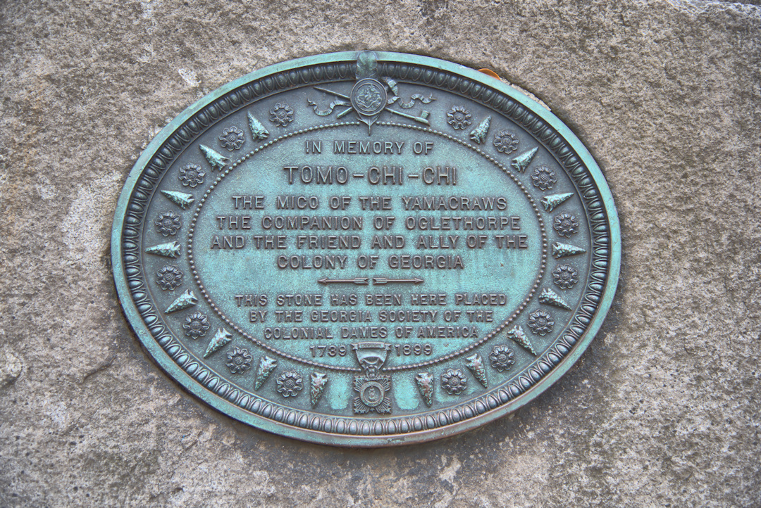 Tomochichi Monument, 1899, Savannah | Vanishing Georgia: Photographs by ...