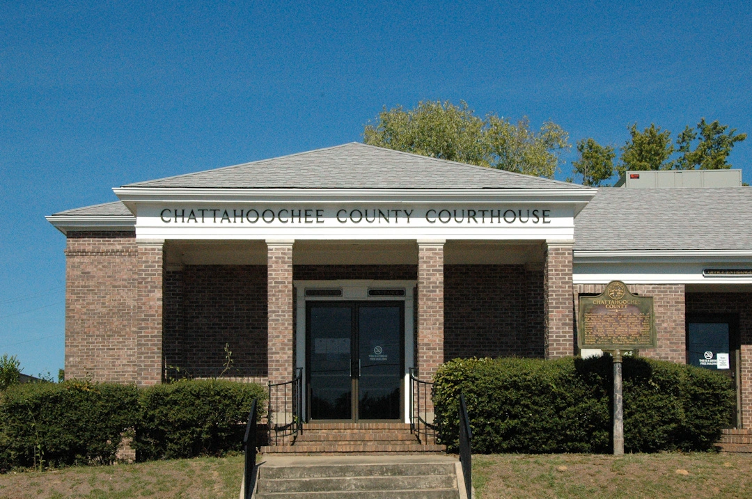 Chattahoochee County Courthouse, 1976, Cusseta | Vanishing Georgia ...