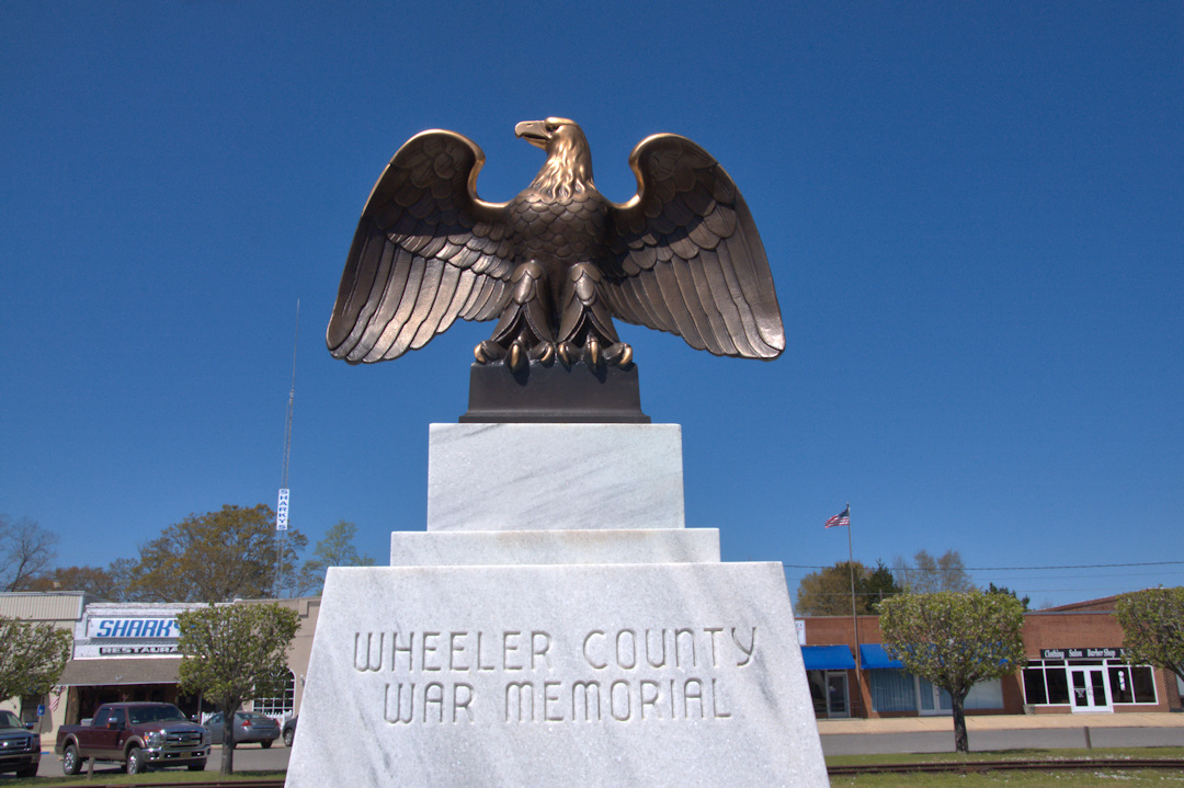 Wheeler County War Memorial, Alamo | Vanishing Georgia: Photographs by ...