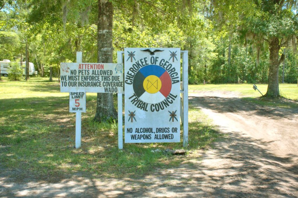 Cherokee of Georgia Tribal Grounds, St. George | Vanishing Georgia ...