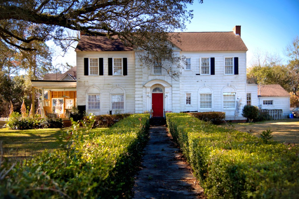 Colonial Revival House, 1935, Climax | Vanishing Georgia: Photographs ...