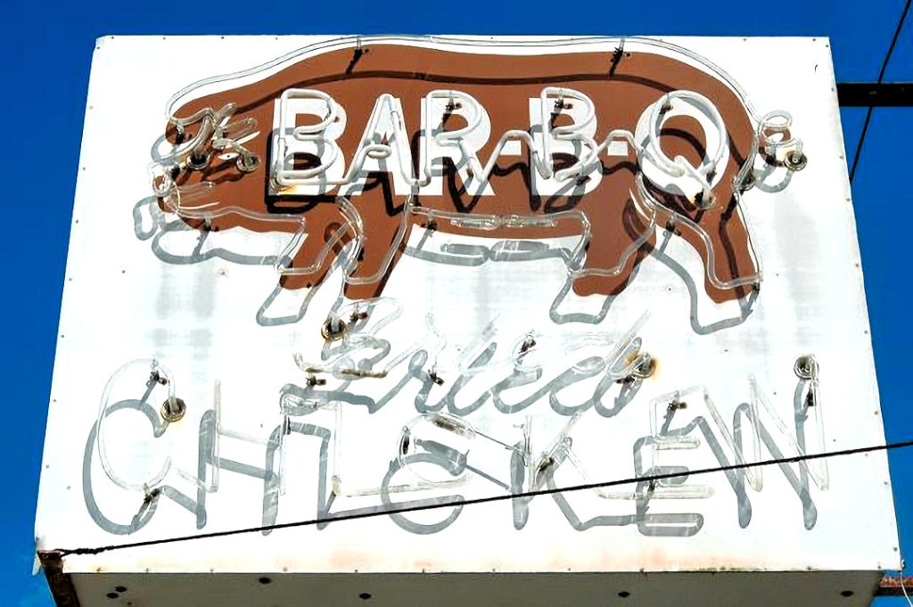 Bar-B-Q Sign, McIntosh | Vanishing Georgia: Photographs by Brian Brown
