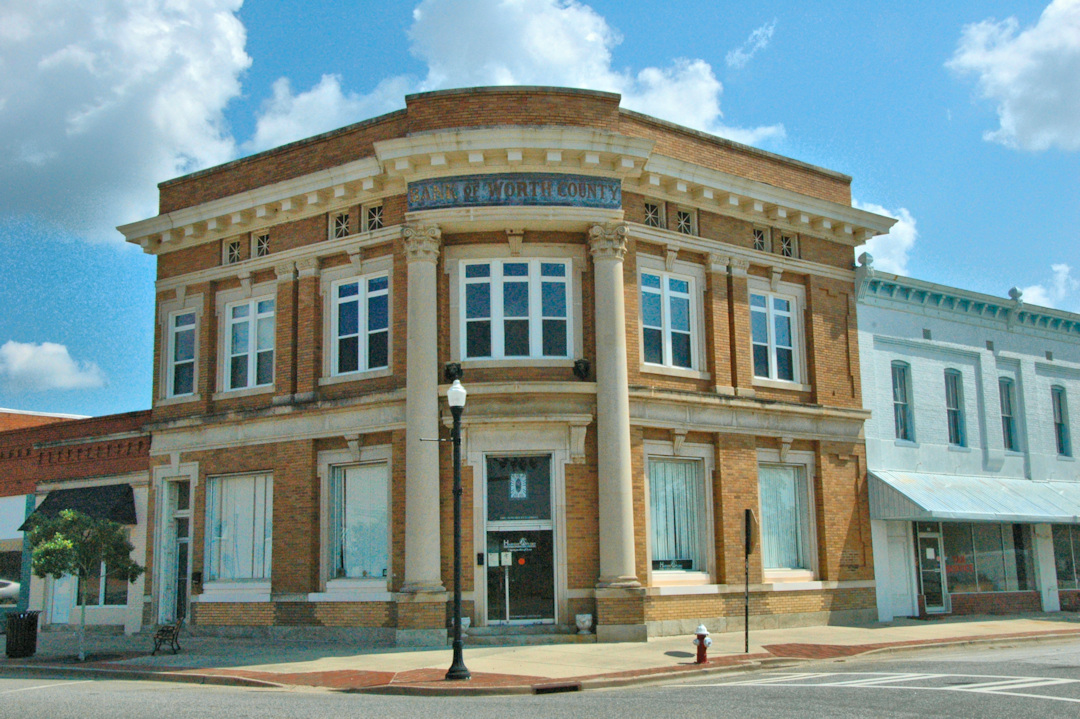Bank of Worth County, 1915, Sylvester | Vanishing Georgia: Photographs ...