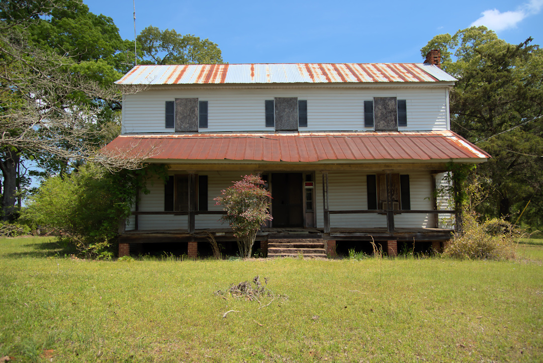 Plantation Plain Farmhouse, Circa 1840s, Wilkinson County | Vanishing ...