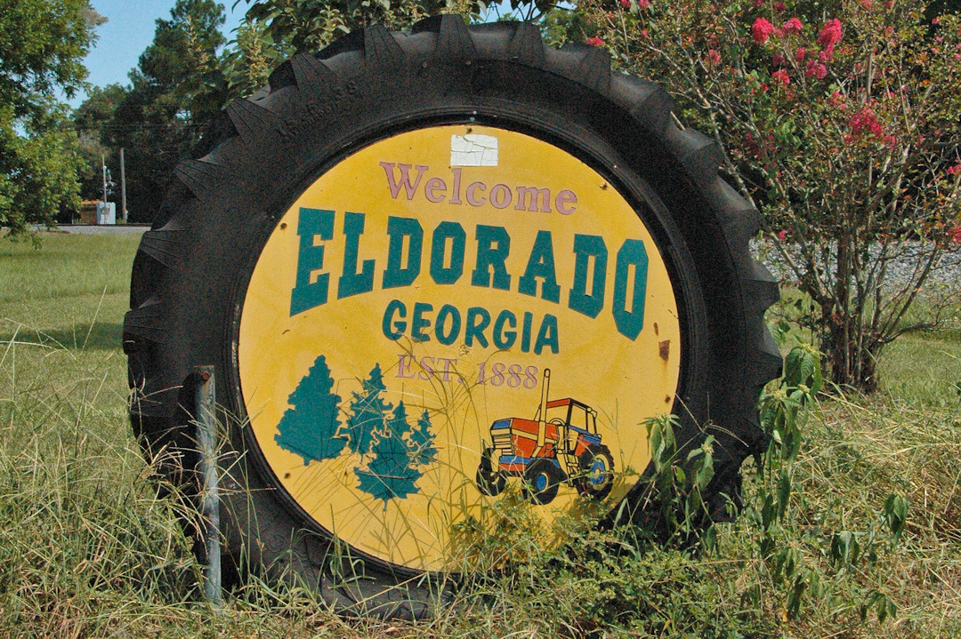 Eldorado Welcome Sign, Tift County | Vanishing Georgia: Photographs by ...