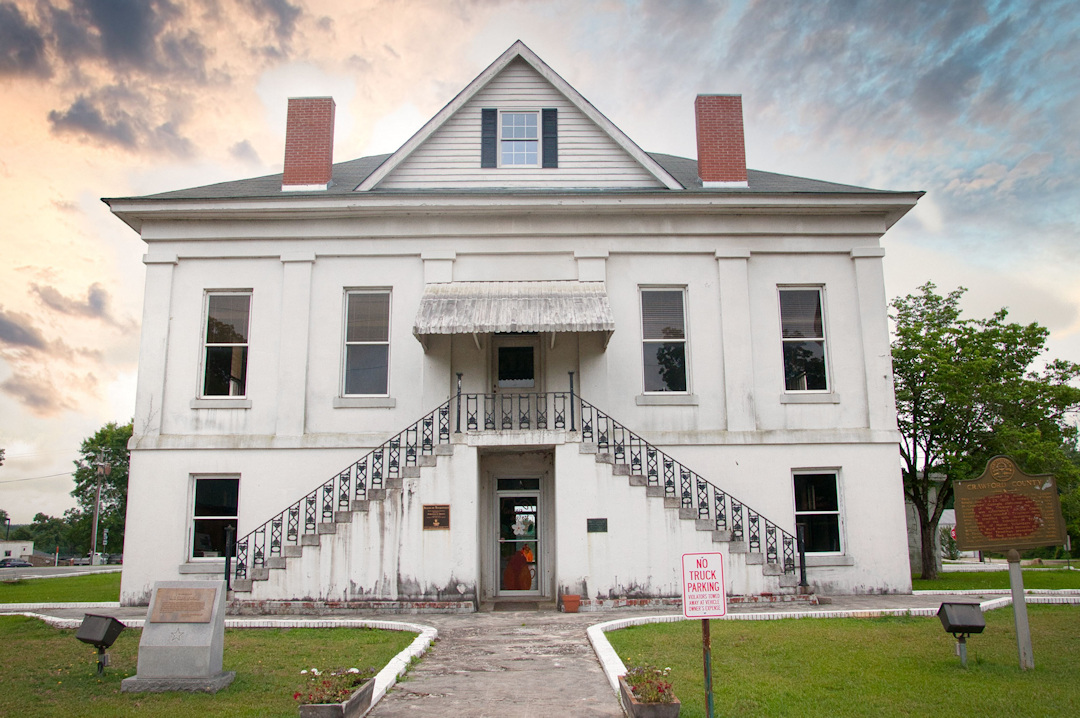 Crawford County Courthouse, 1852, Knoxville | Vanishing Georgia ...