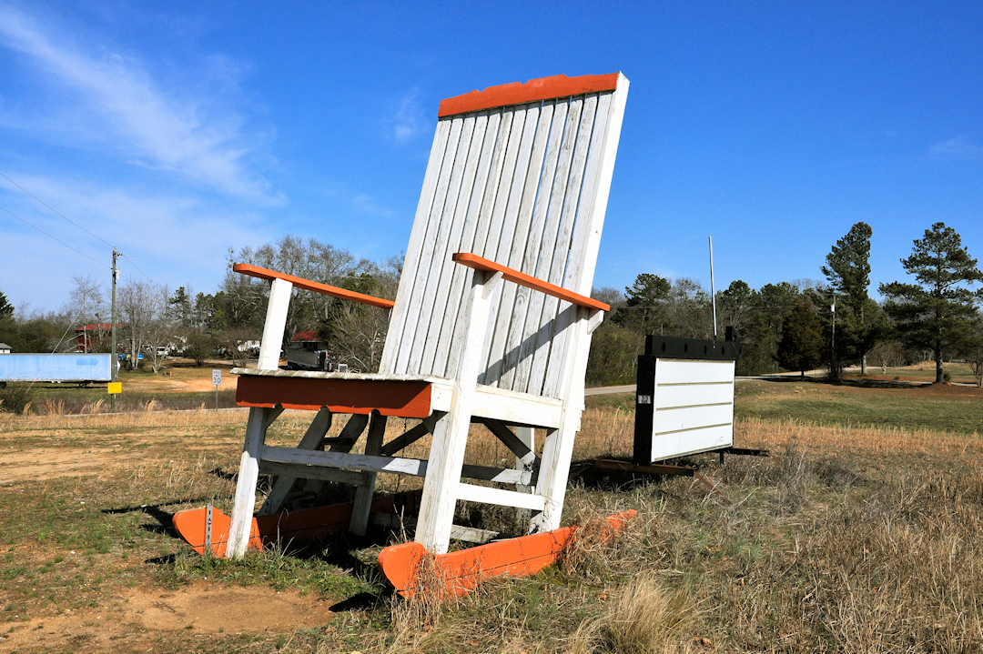 Giant Rocking Chair, Hall County | Vanishing Georgia: Photographs by ...