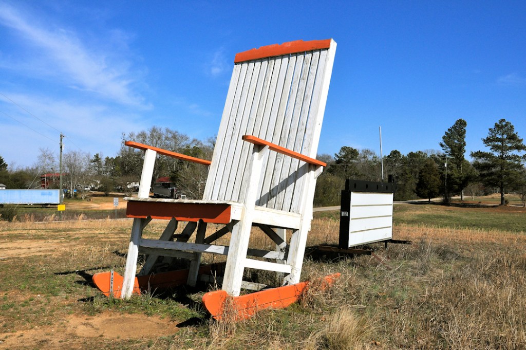 Giant Rocking Chair, Hall County | Vanishing Georgia: Photographs by ...